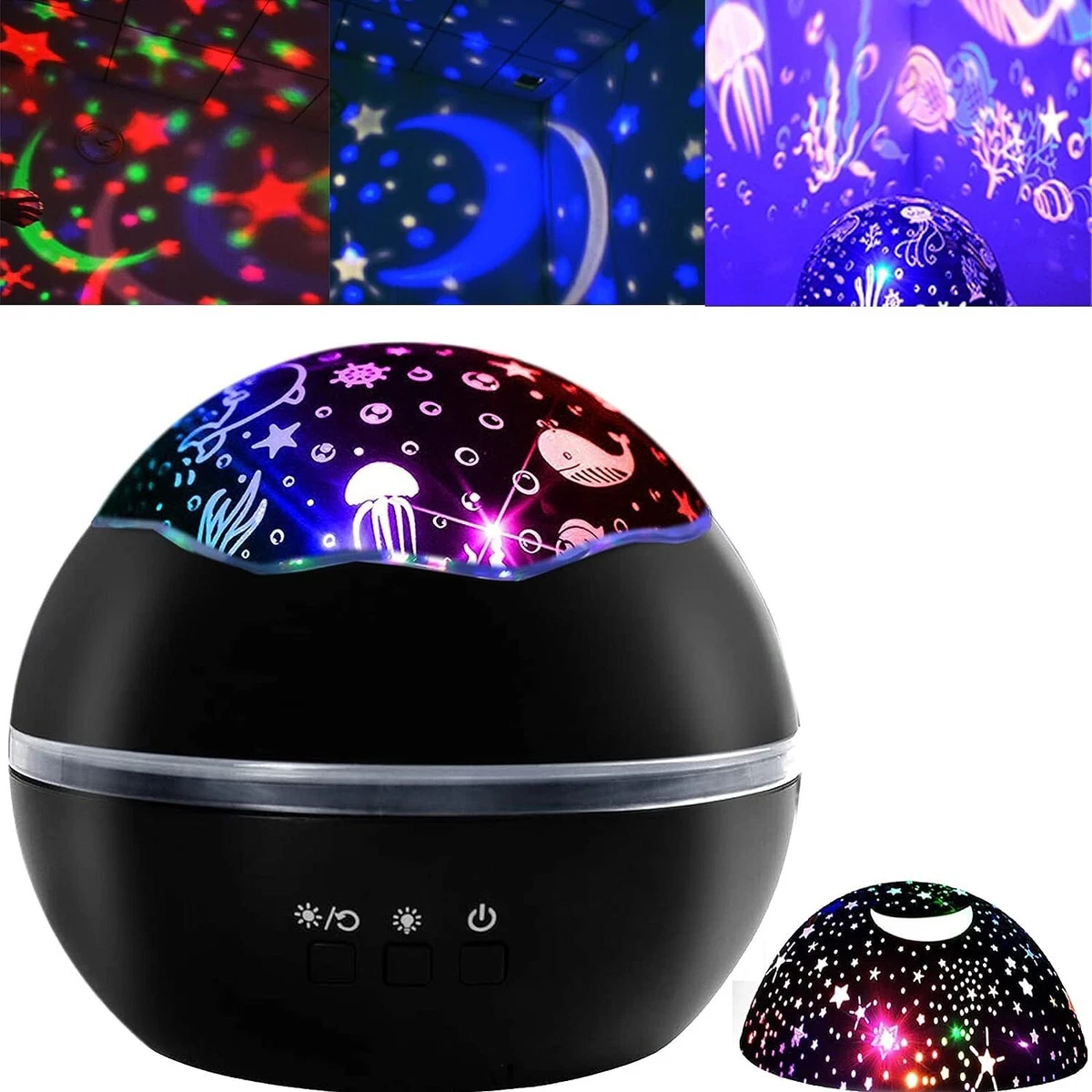 Night Light Projector Star/Ocean With Fish, Dolphin, Shark,, 57% OFF