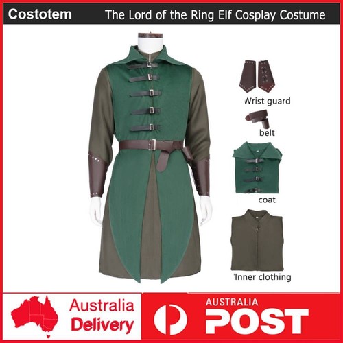 The Lord of the Ring Elf King Costume Cosplay Renaissance Medieval ...