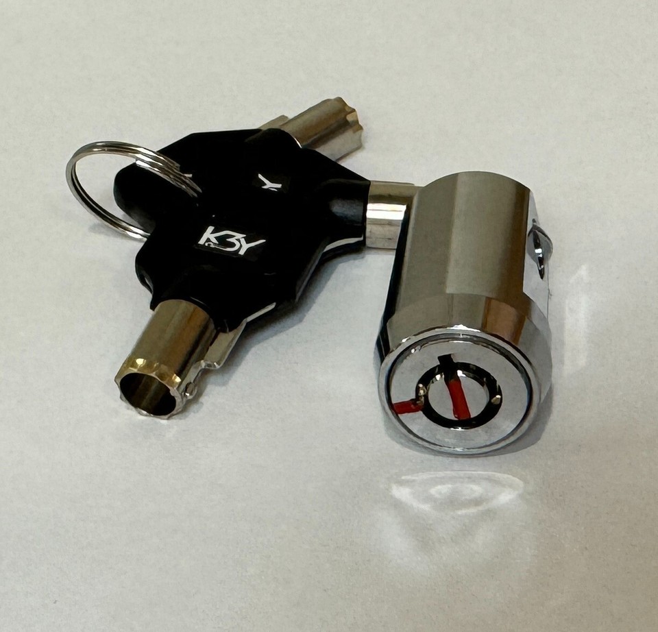 New Storage Cylinder Lock With 3 Tubular Keys for Roll-up Door Unit ...