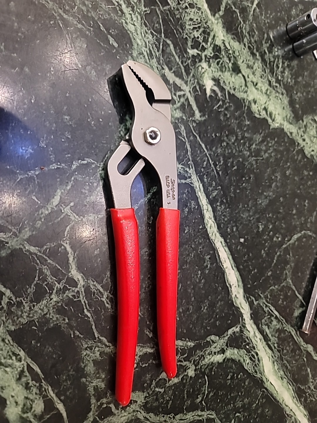 Snap-on Tools NEW RED 9" Adjustable Joint Interlocking Channel Pliers 91ACP