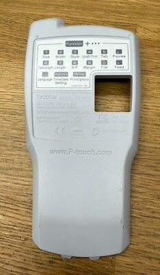 BROTHER P-Touch PT-1010 Label Thermal Printer Gray Silver Battery Back ...