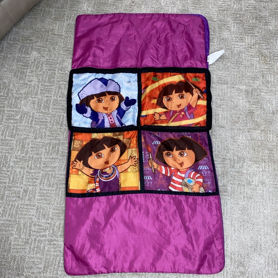 Vintage Dora The Explorer Zip Up Pillow Sleeping Bag Handle | eBay