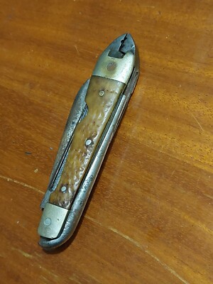 ANTIQUE VINTAGE JG LEWIS POCKET KNIFE TOOL 1900 | eBay