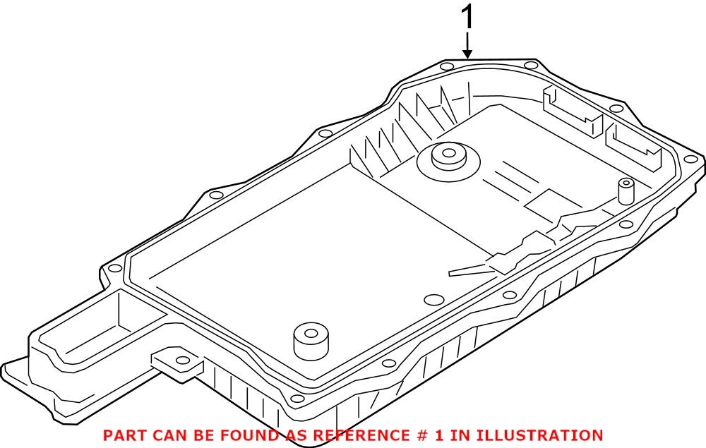Genuine OEM Transmission Oil Pan For BMW 24118632189 | eBay