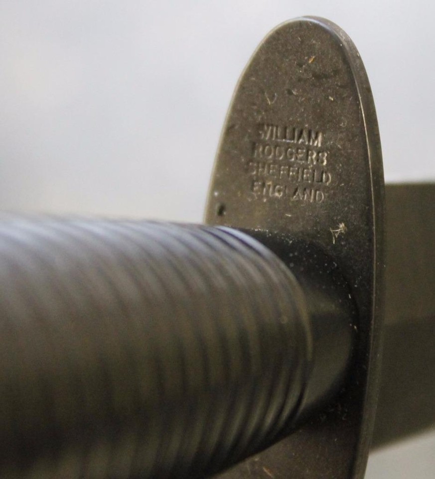 William Rodgers Fairbairn Sykes Commando Knife Black SHEFFIELD ENGLAND ...