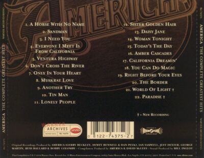 AMERICA - THE COMPLETE GREATEST HITS NEW CD 81227437527| eBay
