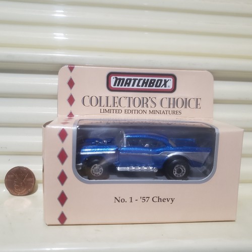 Matchbox 1994 COLLECTOR's CHOICE #1 Blue 1957 '57 CHEVY Nu Mint in ...