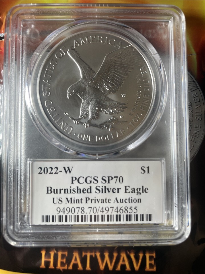 2024 ULTRA BREAKS SP70 2022-W BURNISHED 1 OZ ASE - HEATWAVE GOLD LABEL ...
