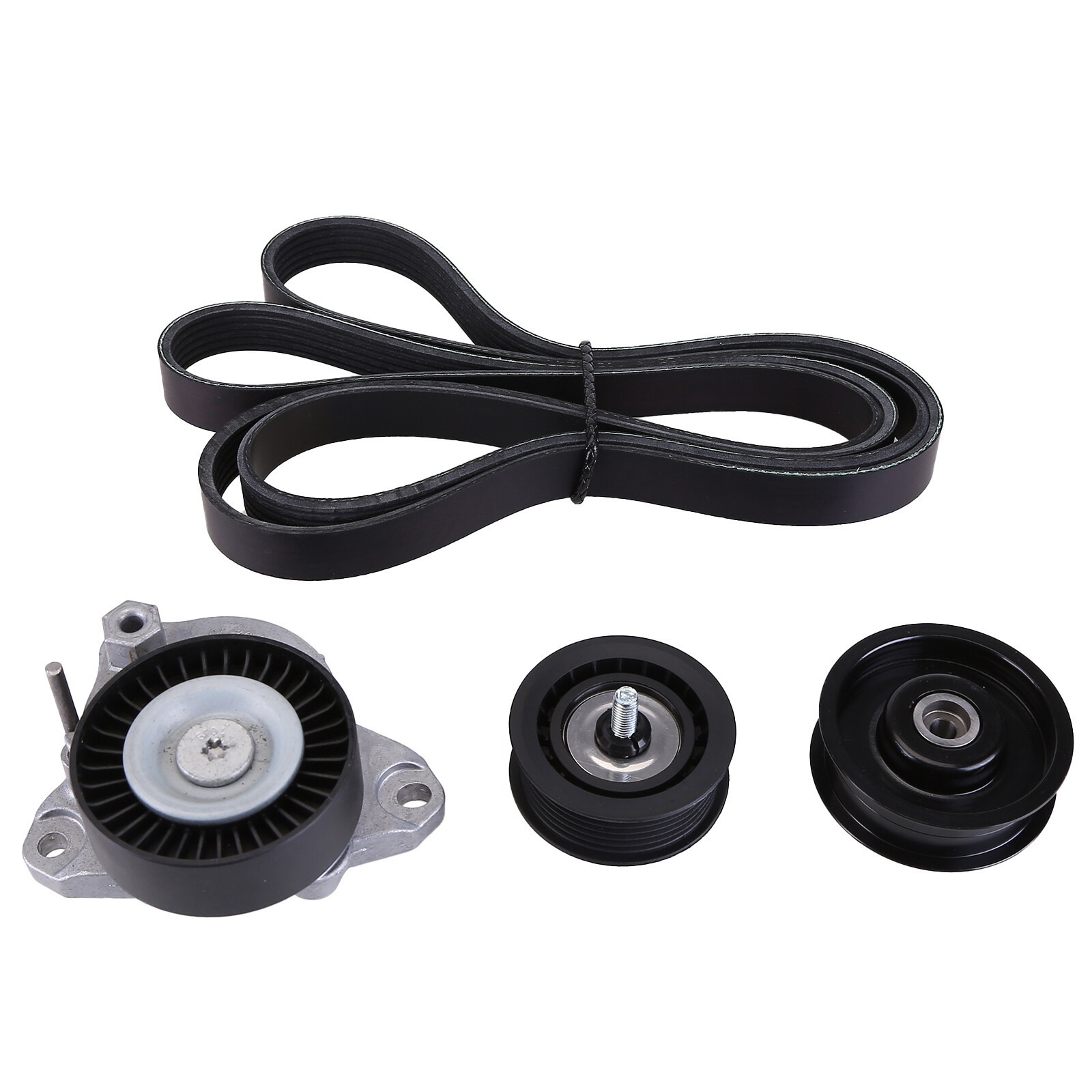 Belt Tensioner Assembly Pulley Drive Belt Kit OEM for Mercedes-Benz ...