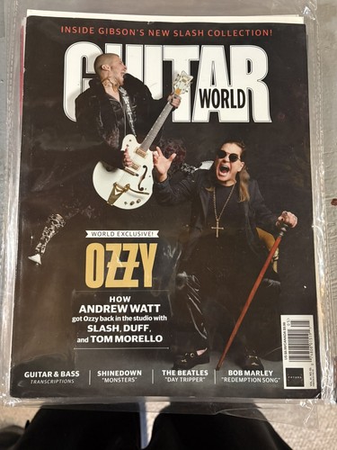 Guitar World May 2020 Ozzy World Slash Shinedown The Beatles Bob Marley ...