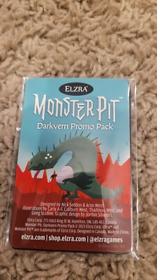 Monster Pit Board Game Darkvern Promo Pack Dice Tower 2023 Kickstarter ...