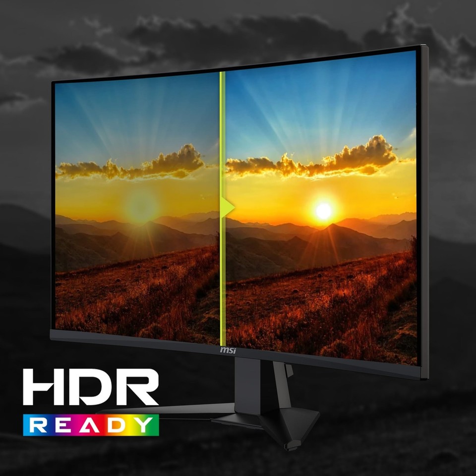 MSI MAG 27C6F 27" Class Full HD Curved Screen Gaming LED Monitor 16:9 ...