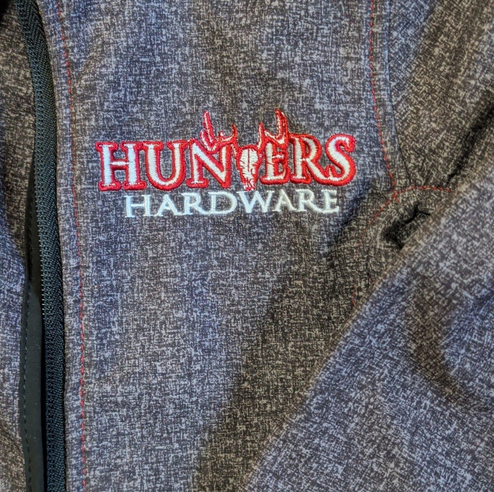Hunters Hardware Boys 3T Gray Softshell Jacket Embroidered Antler Skull ...