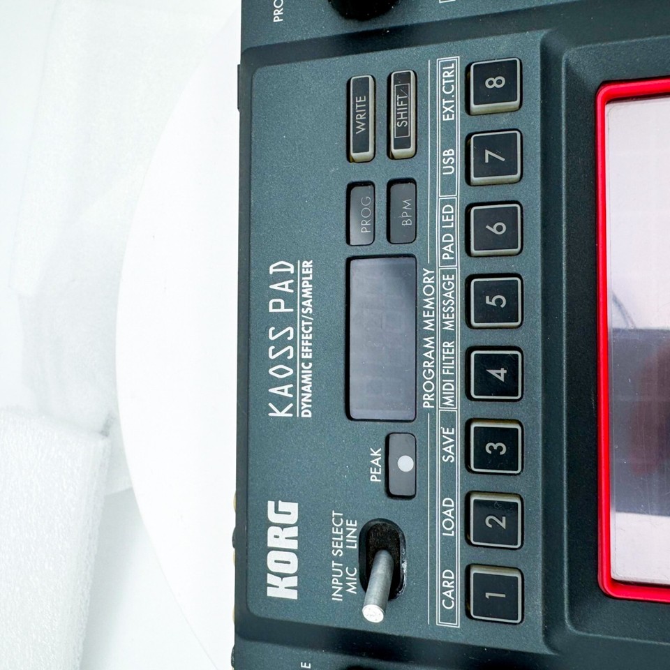 KORG KAOSS PAD KP3 KP-3 Dynamic Effect Sampler Sequencer w/Accessories Working | eBay