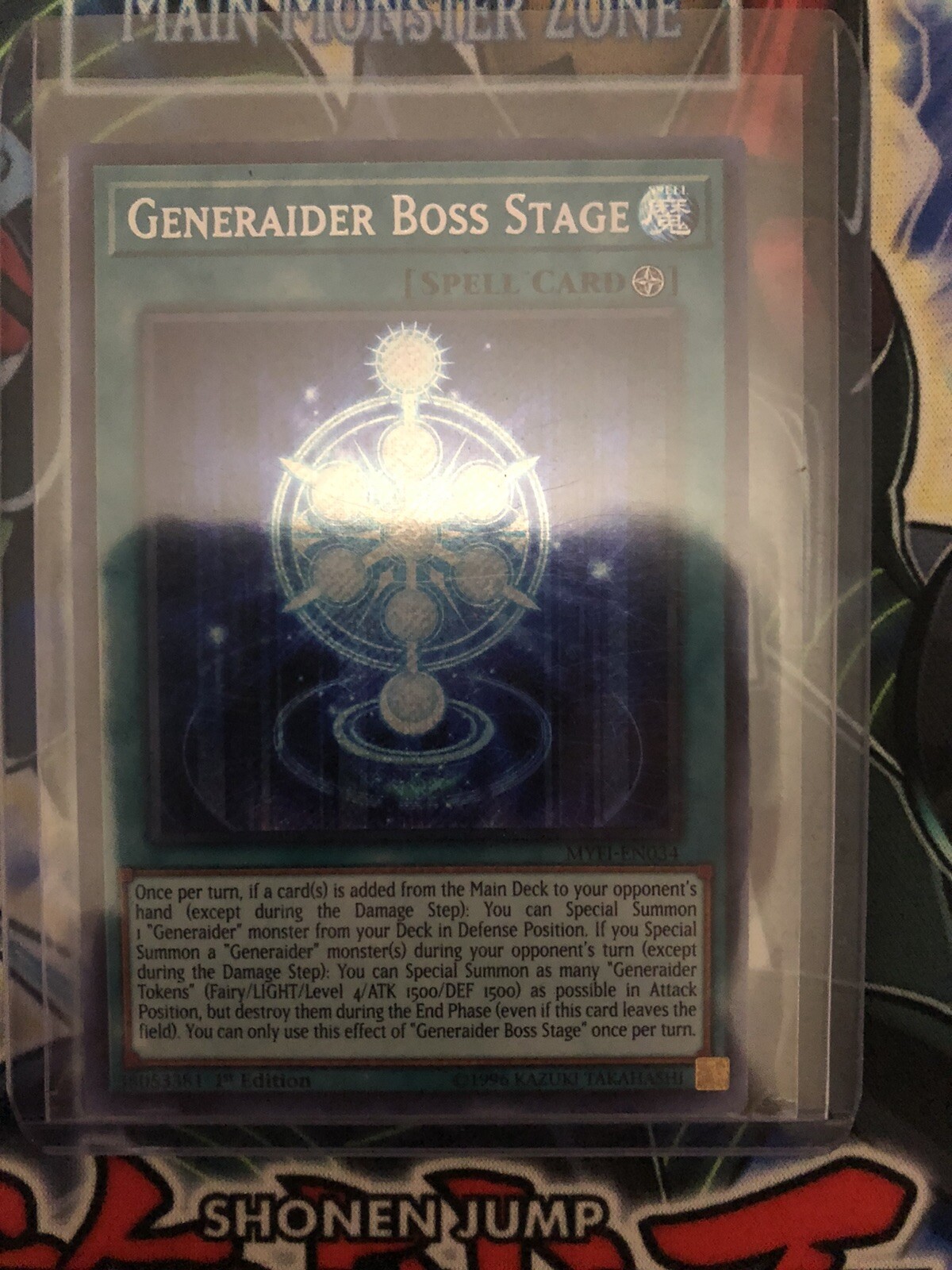 Yu-gi-oh!-Generaider Boss Stage-Secret-MYFI-EN034-1st-Mint | eBay