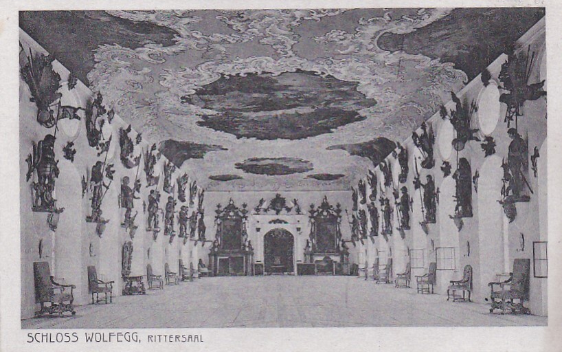 AK Schloss Wolfegg Rittersaal Ravensburg Waldburg-Wolfegg Baden ...