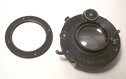KODAK No. 32 ANASTIGMAT 6 3/8" ON COMPUR SHUTTER + FLANGE RING | eBay