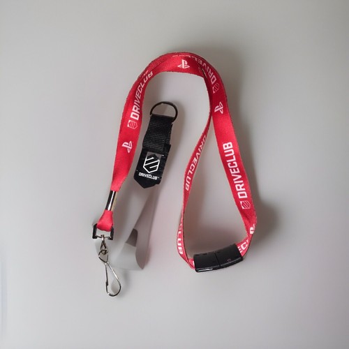 2 PIECE BUNDLE PlayStation 4 PS4 Drive Club Promo Lanyard- Key-chain ...