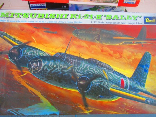 Revell H-169 Mitsubishi Ki-21-II "Sally" 1/72 WWII BAG SEALED 1975 ...