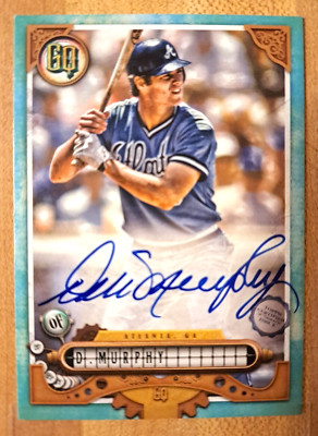 2022 Gypsy Queen On Card Auto 01/99 Blue Parallel Dale Murphy #GQA-DM ...