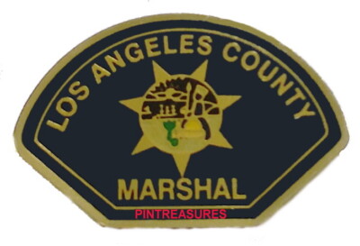 Los Angeles, CA County Marshal Patch Lapel Pin Collector Vintage ...