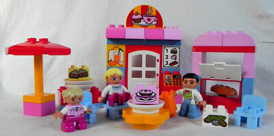 Lego Duplo Set "Le Café" 10587, 46 Pieces + 3 Minifigs, Restaurant ...