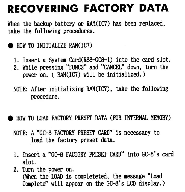 Roland R-880 R880 and GC-8 Latest Os Firmware 2.0 Update Upgrade Rom ...