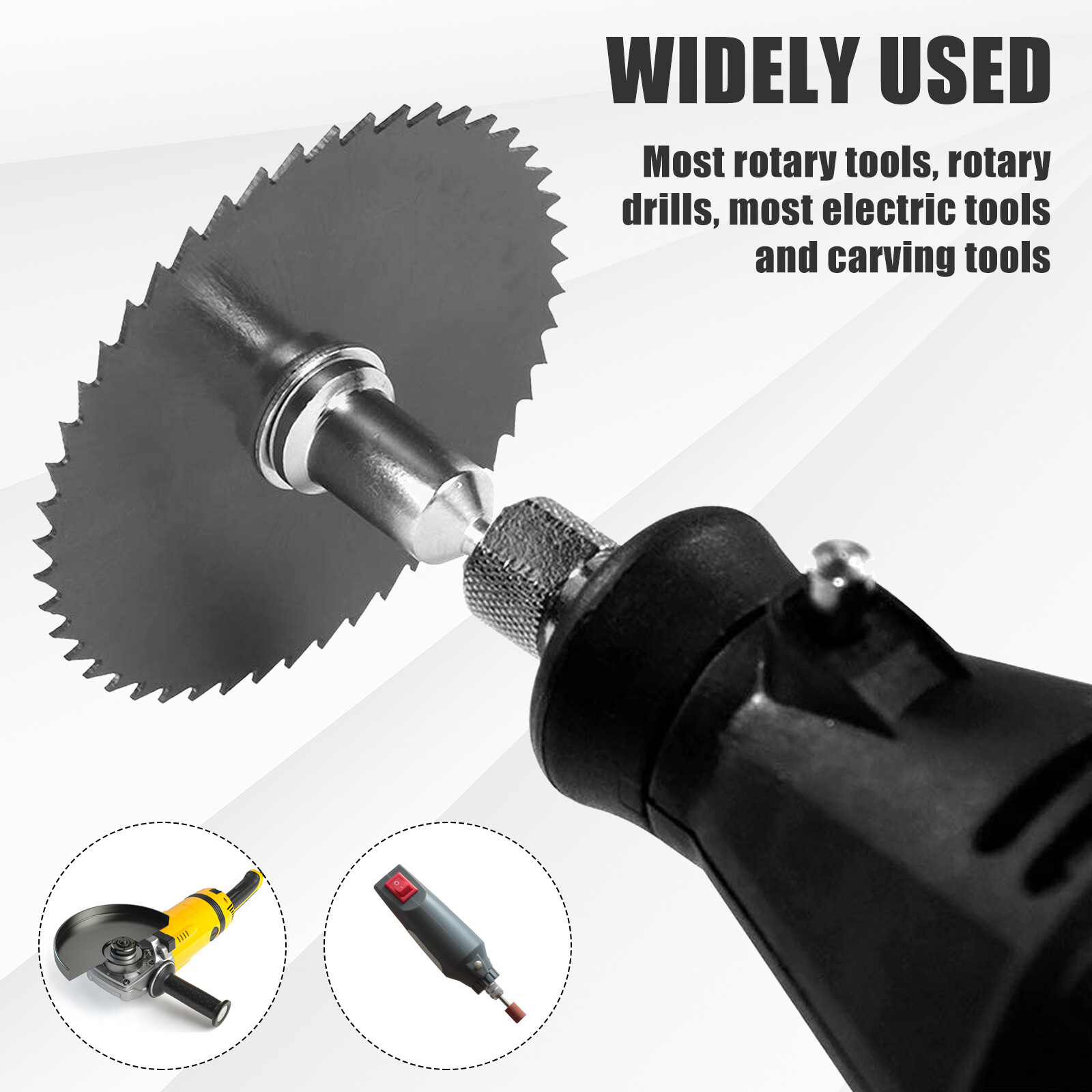 46Pcs Diamond Cutting Wheel Set Resin Cutting Disc Sharp HSS Circular ...