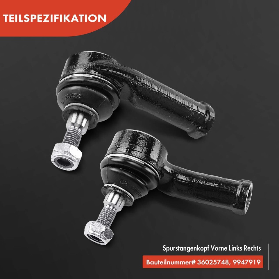 2X Rotule De Direction Avant Extérieure Pour Alfa Romeo 156 166 GT ...