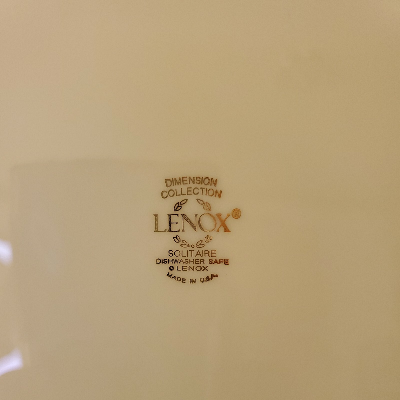 Lenox Dimension Collection SOLITAIRE - 10 3/4" Dinner Plate | eBay