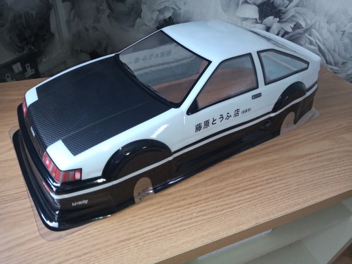 1/10 Rc Shell Initial D AE86 190MM Drift Car Body Shell Tamiya | eBay UK