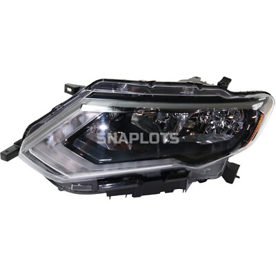 New NI2502254C Fits 2017-20 Nissan Rogue Halogen Headlight Assembly ...