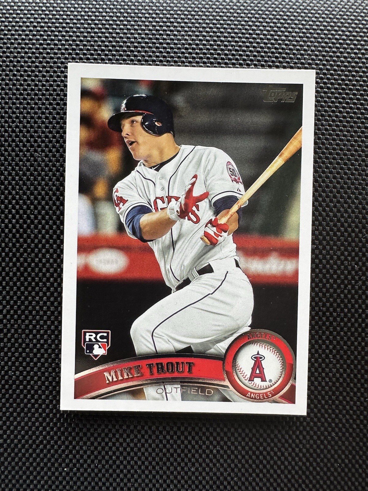 2011 Topps Update Baseball Mike Trout Rookie Card # US175 Los Angeles ...