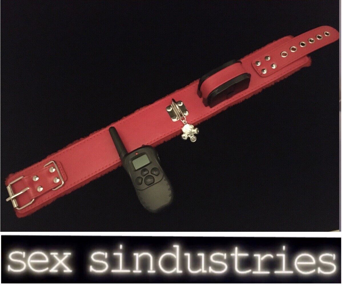 Strict Bondage Collar restraint shock vibe Electro Bondage Kit fetish ...