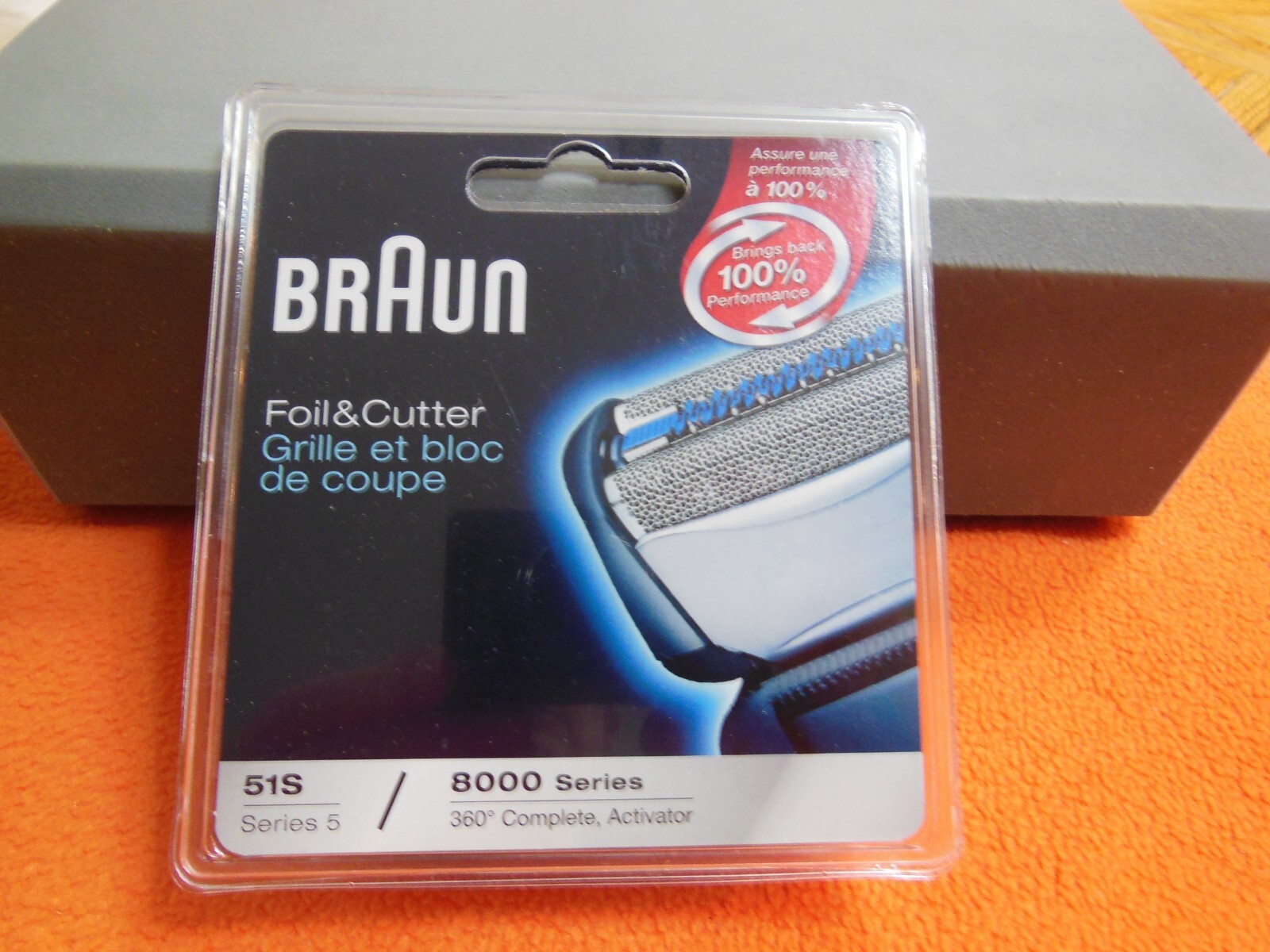 BRAUN 51S 360 COMPLETE ACTIVATOR 8000 Series Shaver FOIL+CUTTER SET ...