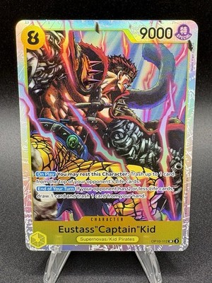 Eustass “Captain” Kid OP10-112 - One Piece Royal Blood SR | eBay