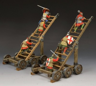 MK-S08 The Medieval ‘Escalade’ Siege Ladders’ Set King & Country ...