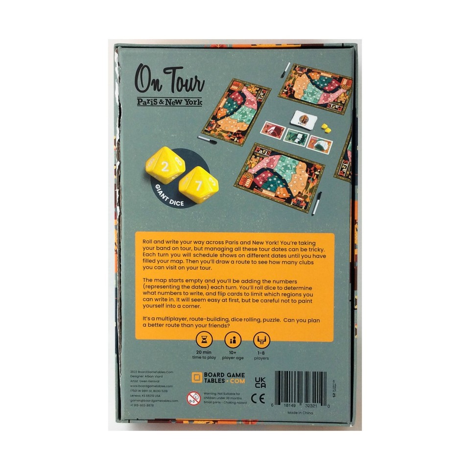 BGT Board Games On Tour - Paris & New York Box EX/NM 618149323210| eBay