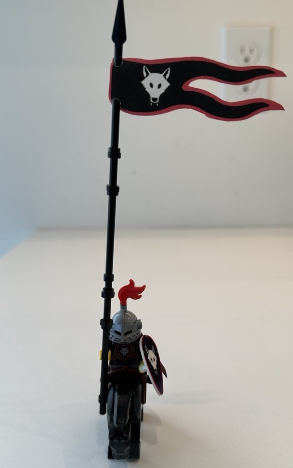 71 Lego Wolfpack Full Army Knight Mini Figures With Custom Shields And ...