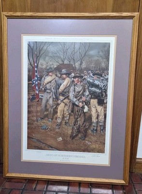ARMY OF NORTHERN VIRGINIA LIMITED EDITION PRINT SIGNED BY RICK REEVES ...
