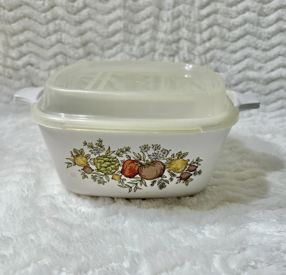 Corning Ware Spice Of Life Small Casserole Dish 2 3/4 Cup P-43-B with ...