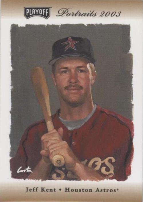 2003 Playoff Portraits - Jeff Kent #83 Bronze Autographs /50 (AU, MEM ...