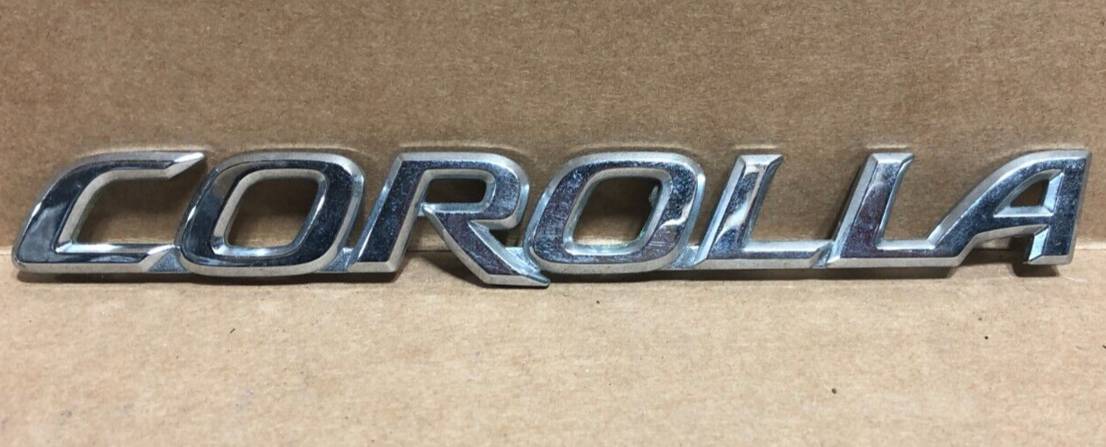 2020-2023 Toyota Corolla 7" Length Chrome Emblem Badge Nameplate ...