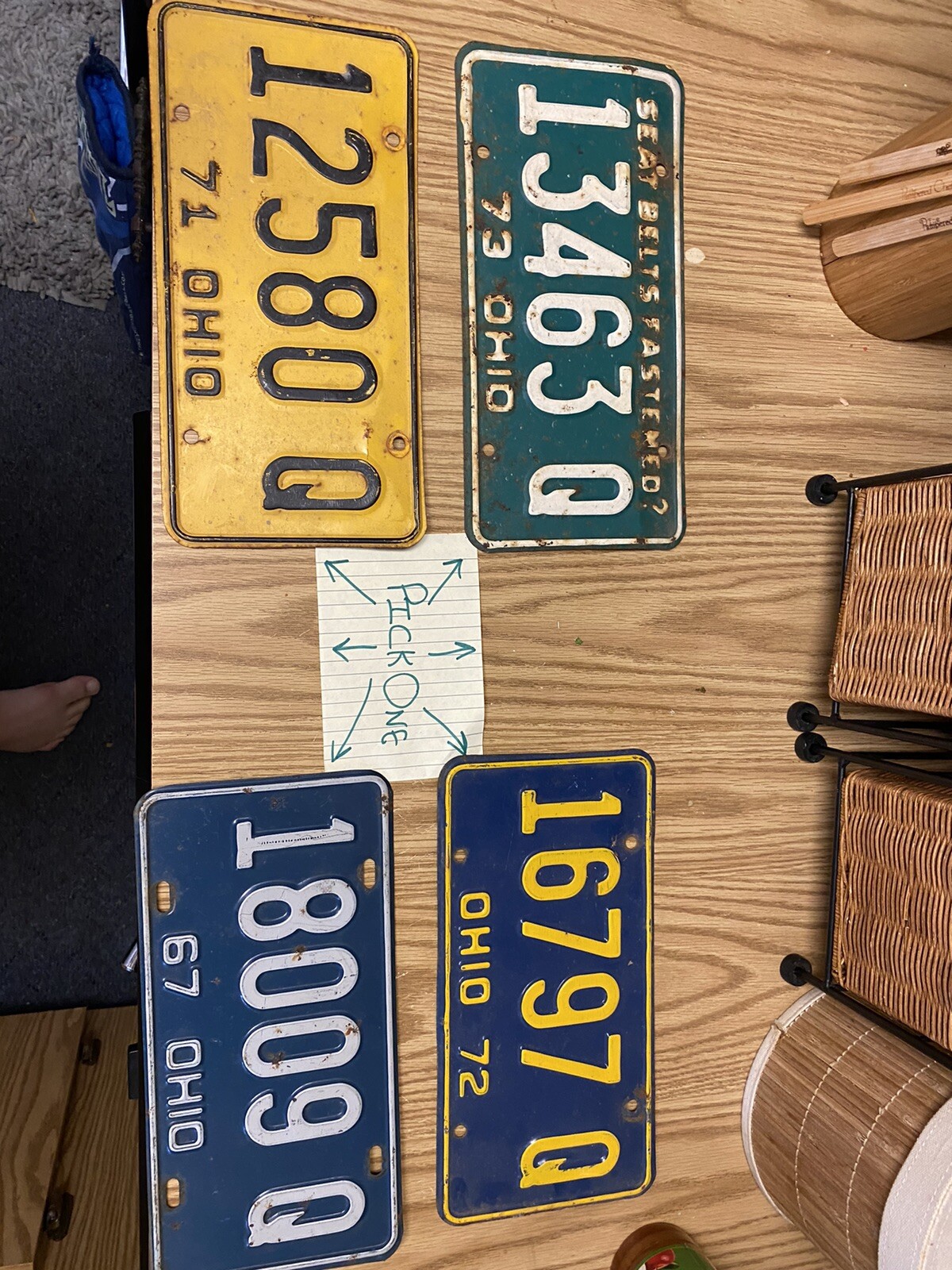 EXPIRED LICENSE PLATE, Ohio 67,71,72,73 PICK ONE ONLY | eBay