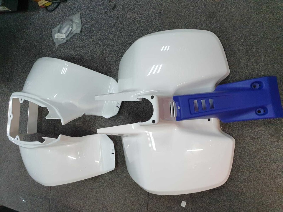 Plastics Set For Suzuki LT50 White Front, Rear Fender Bodywork Panels ...