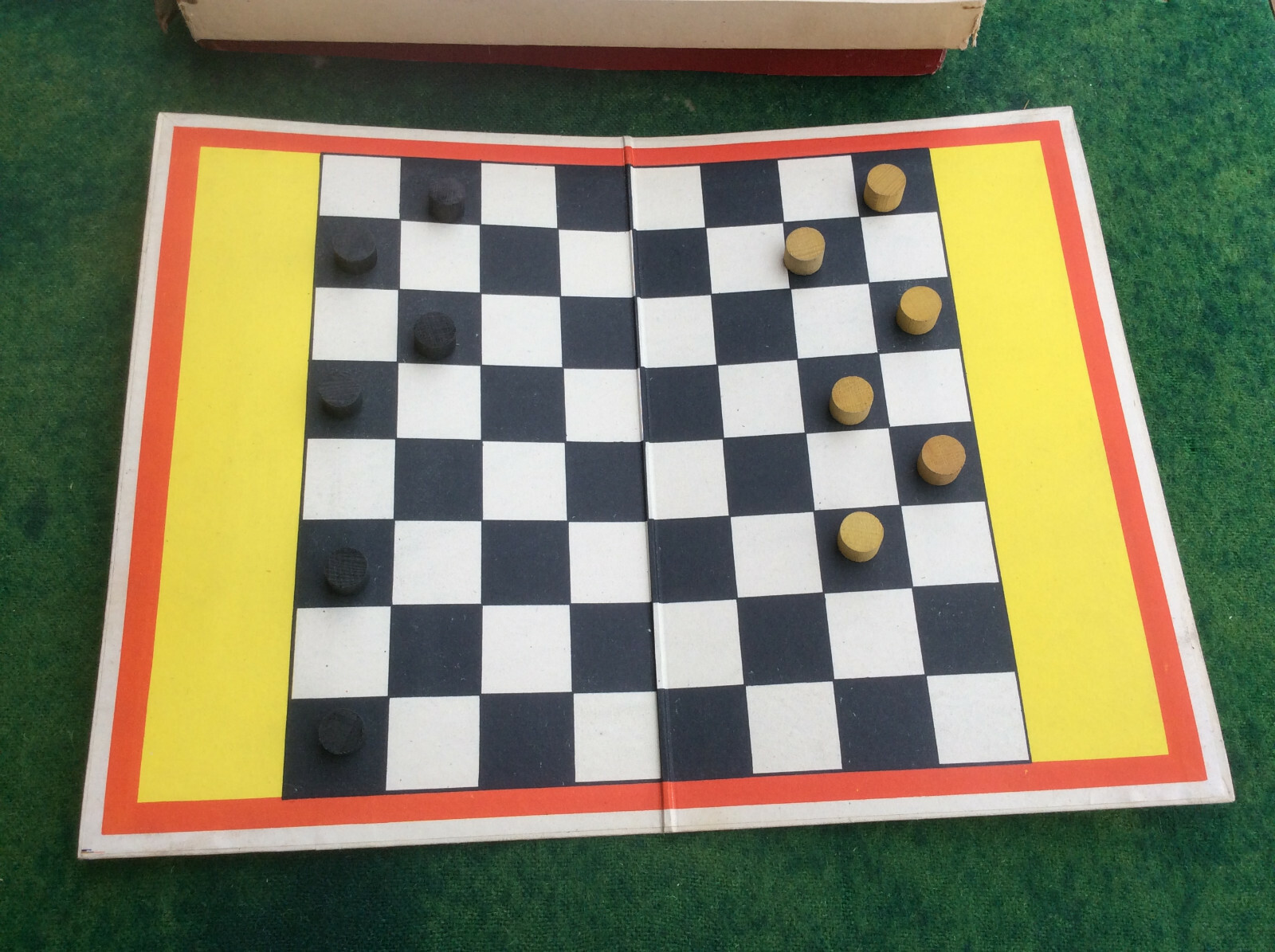 Dama i Mlin, Vintage Yugoslavian Double Board Game (Draughts and Mill ...