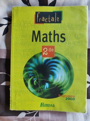 Manuel scolaire mathématiques / Seconde générale / Bordas | eBay