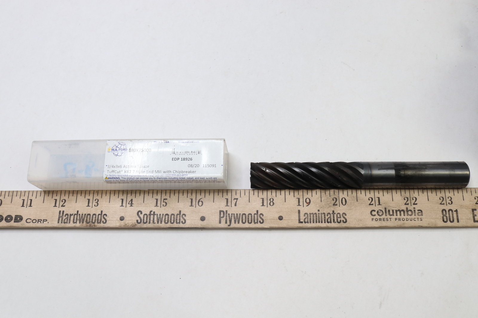 7-Flute End Mill with Chip Breaker 3/4" x 3" x 6" 180X7500B | eBay