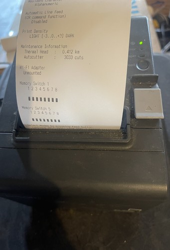 Epson TM-T20II M267E POS Receipt Printer Ethernet prints just fine | eBay