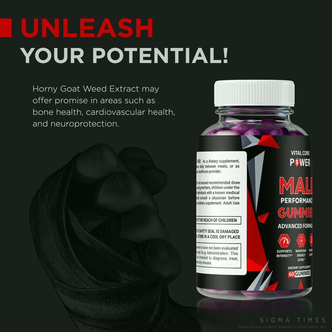 Vital Core Power Male Enhancement Gummies, Vital Core Power ED Gummy ...